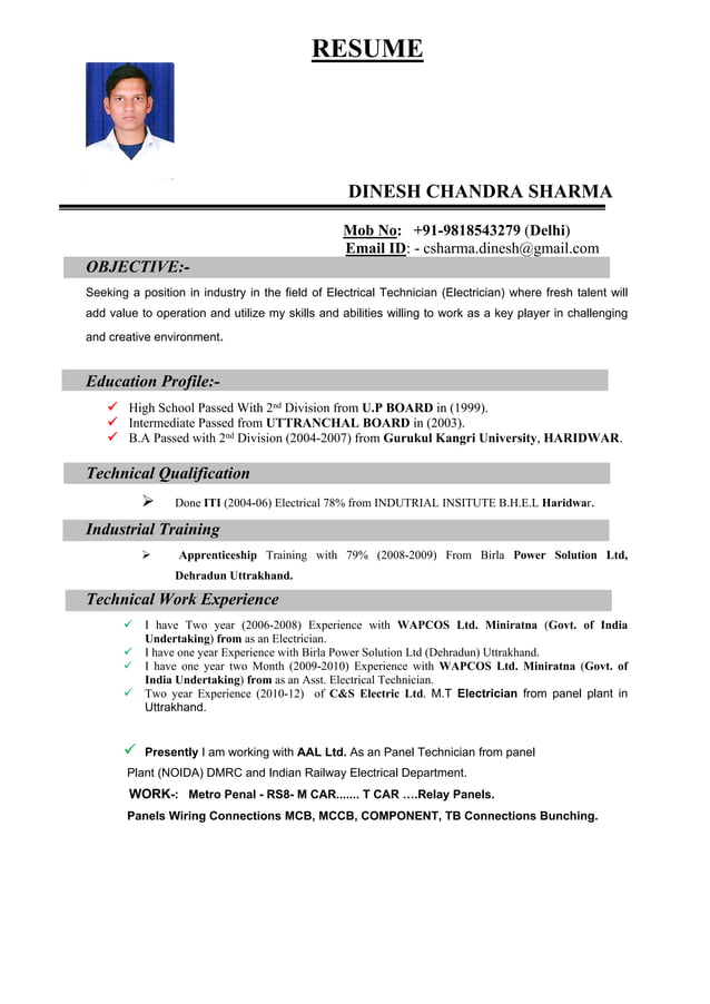 CV 2015 | PDF