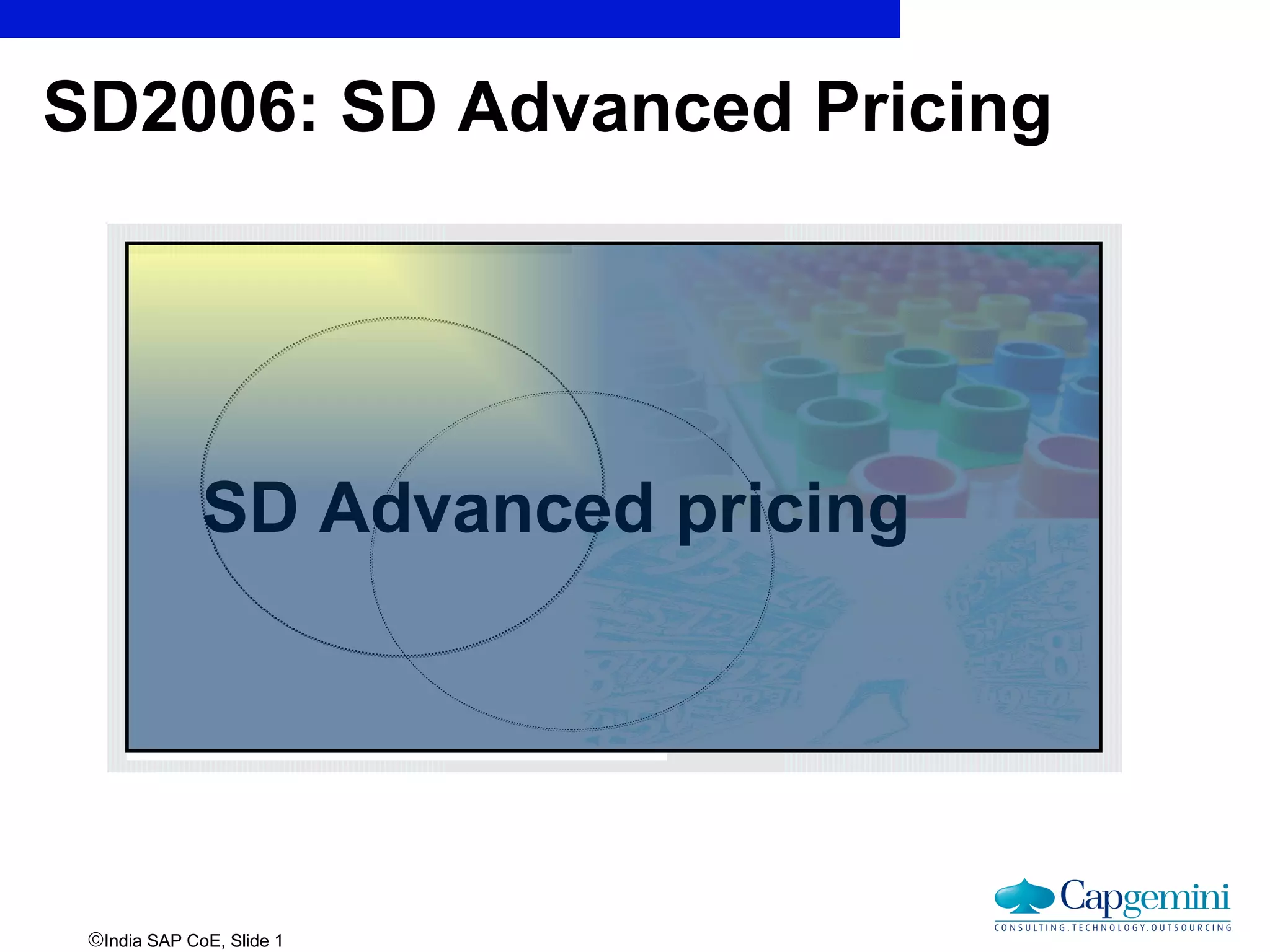 66141912 sap-sd-advanced-pricing | PPT