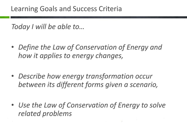 Energy Conservation / Types of Potential Energy | PPT