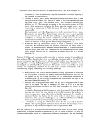 KEY MANAGEMENT TECHNIQUES IN WIRELESS SENSOR NETWORKS | PDF