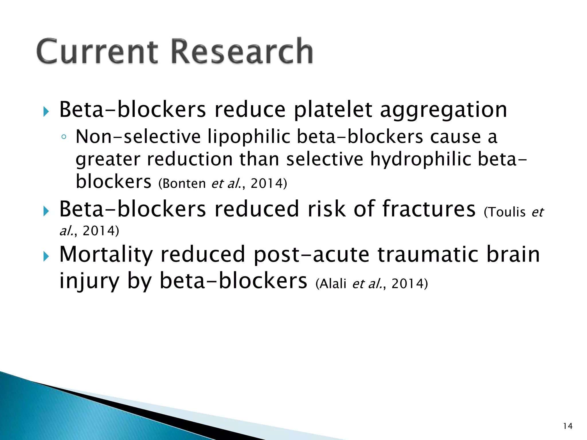 The Pharmacology of Beta-Blockers | PPTX