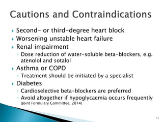 The Pharmacology of Beta-Blockers | PPTX