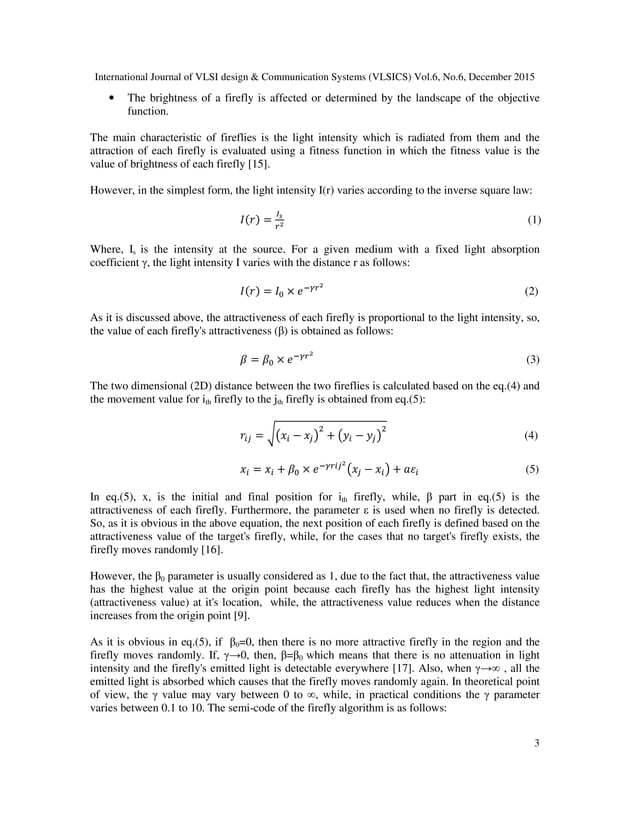 A New Transistor Sizing Approach For Digital Integrated Circuits Using Firefly Algorithm Pdf