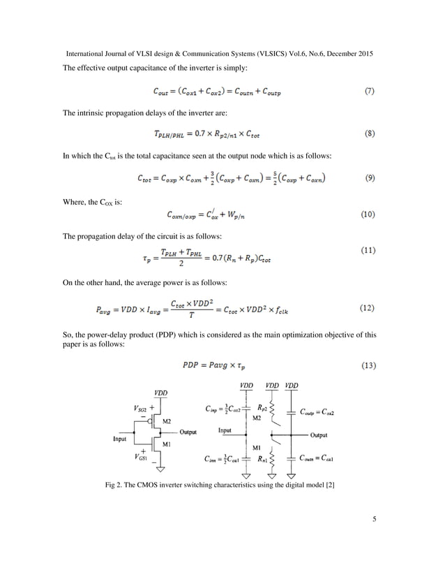 A New Transistor Sizing Approach For Digital Integrated Circuits Using Firefly Algorithm Pdf