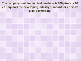Pixel Ad Mall :: Advertising the Pixel Way | PPT