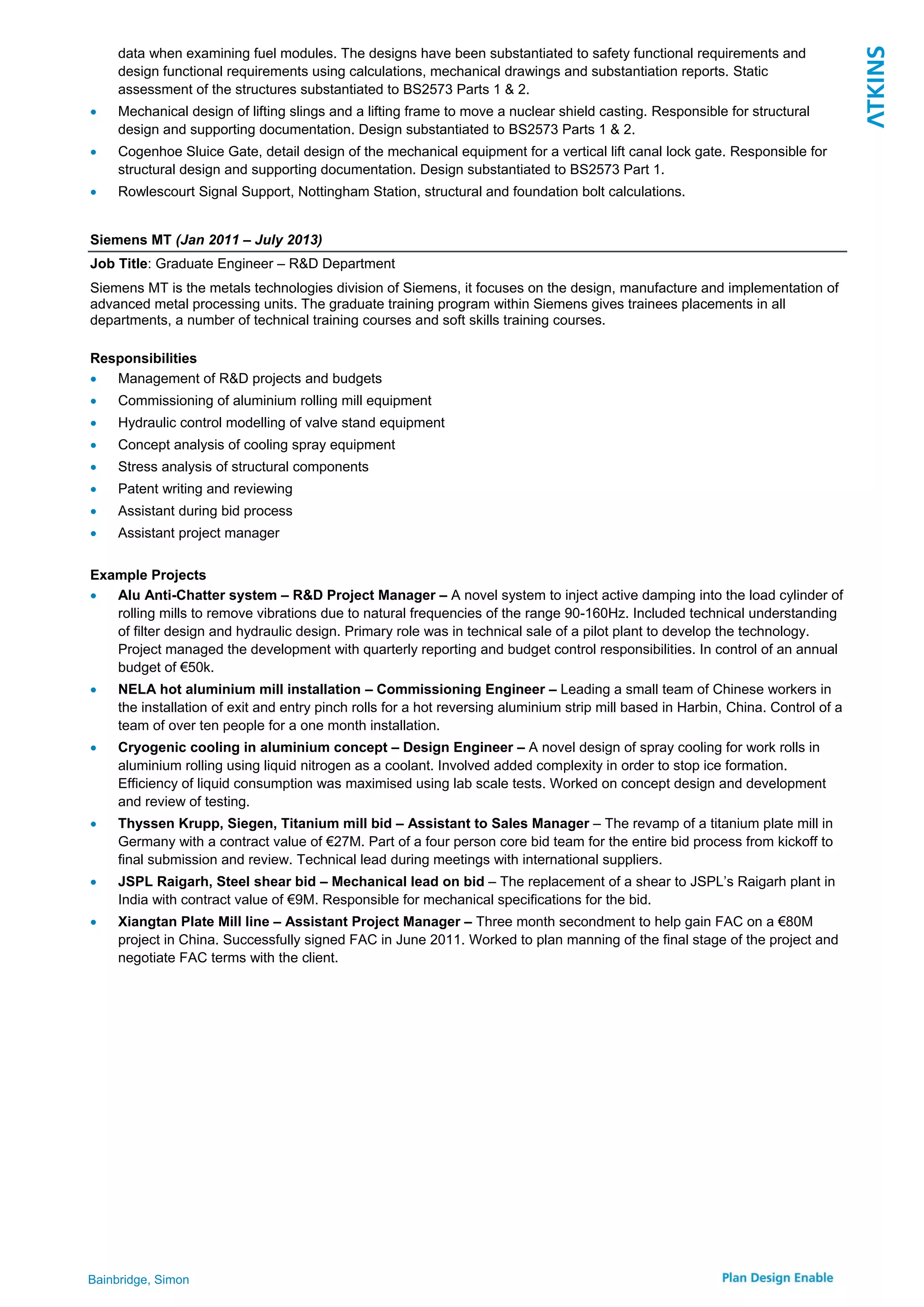 Simon Bainbridge | PDF