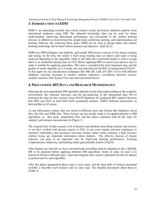 STUDYING ACADEMIC INDICATORS WITHIN VIRTUAL LEARNING ENVIRONMENT USING EDUCATIONAL DATA MINING ...