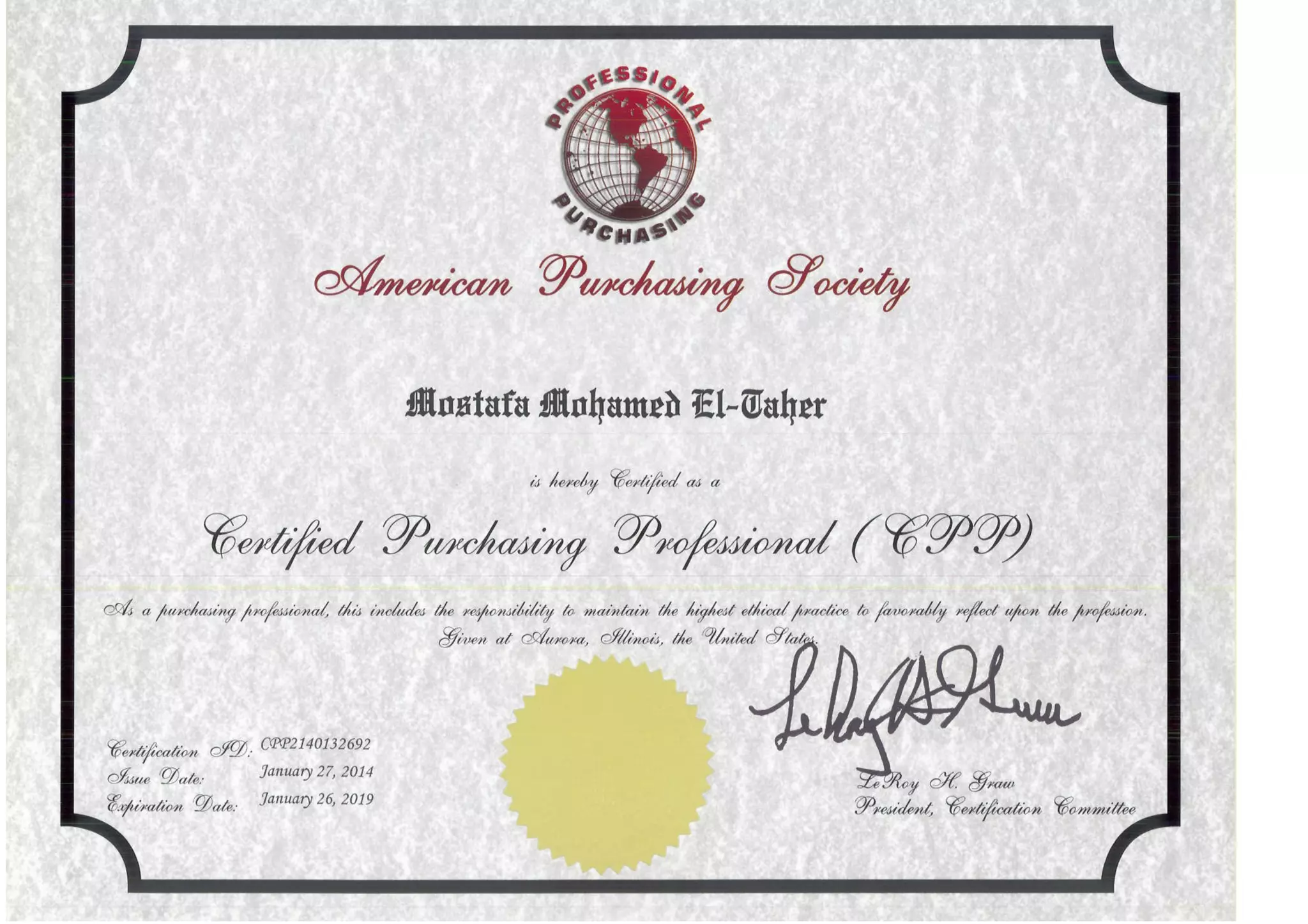 APS - Certified Purchasing Professional | PPT