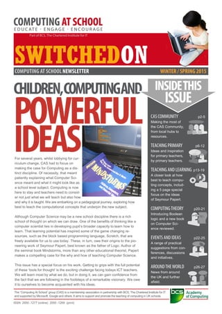 SwitchedOn_Issue16 | PDF | Computing | Technology & Computing