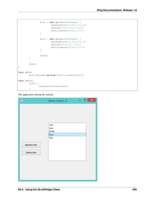 The Ring programming language version 1.8 book - Part 67 of 202 | PDF
