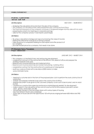 CURICULUM VITAE | DOCX | Developmental Sites | Real Estate