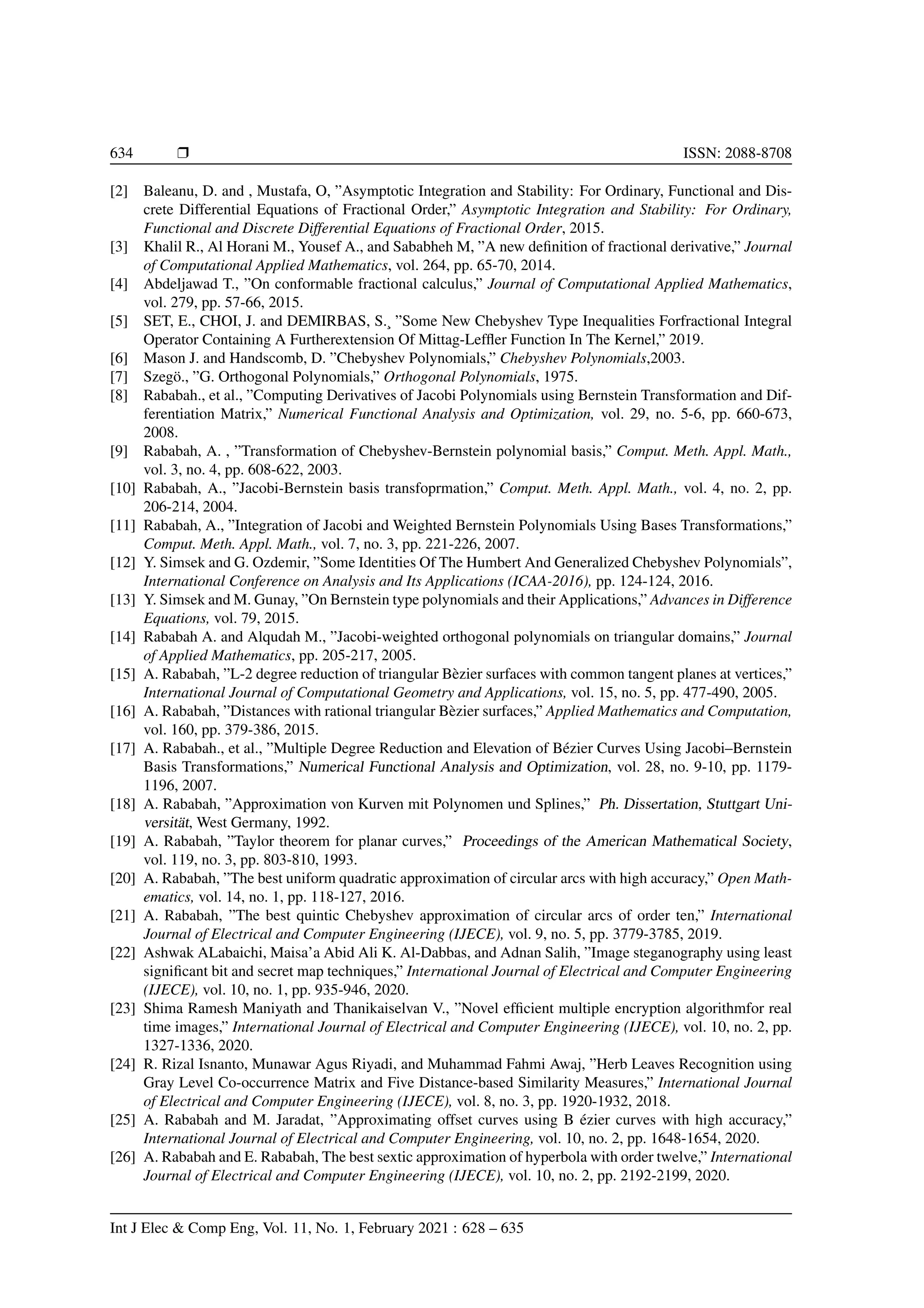 Conformable Chebyshev differential equation of ﬁrst kind | PDF