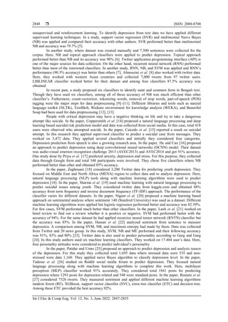 Depression prognosis using natural language processing and machine ...