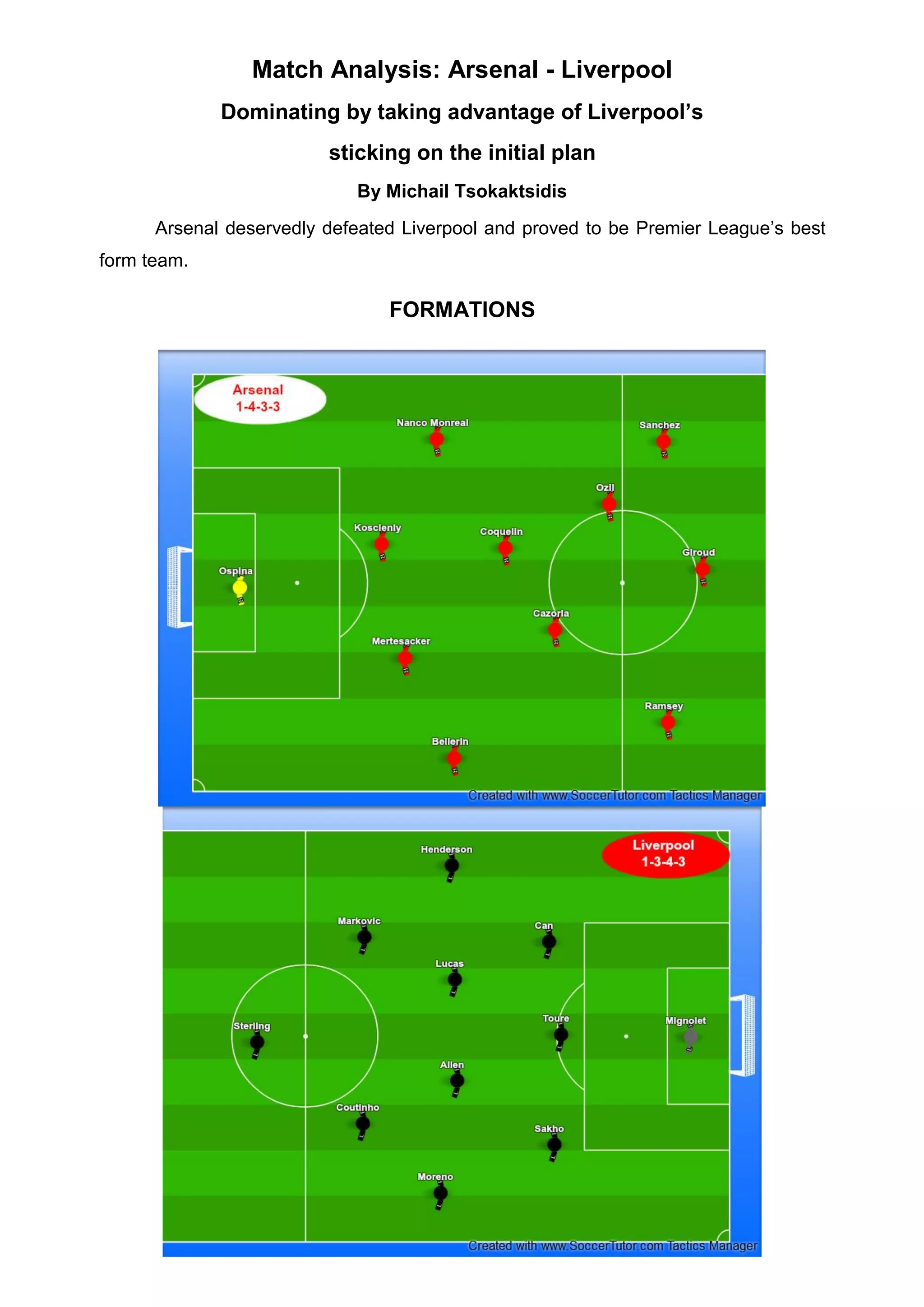 Arsenal-Liverpool | PDF