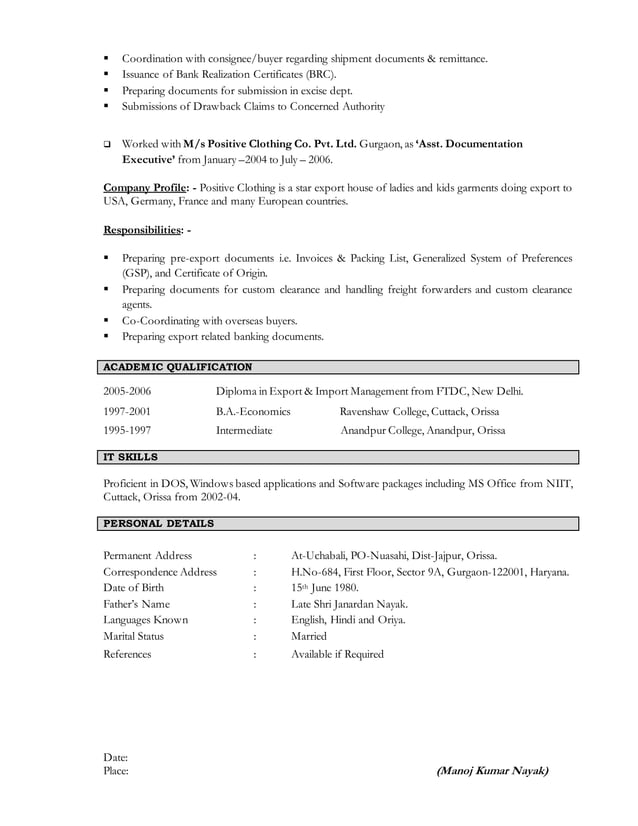 Resume_Manoj | PDF | Free Download