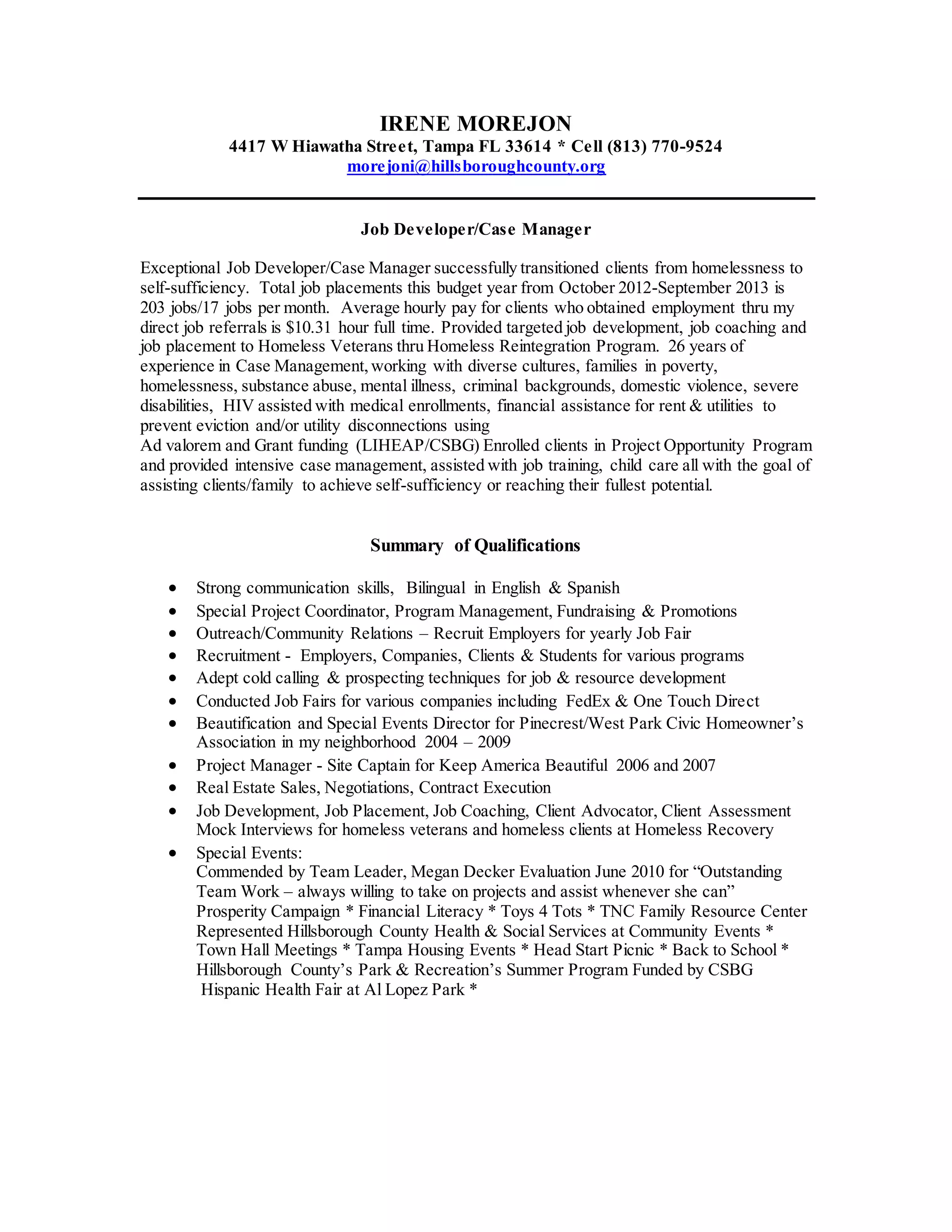 IRENE MOREJON Complete Resume022016 | DOCX