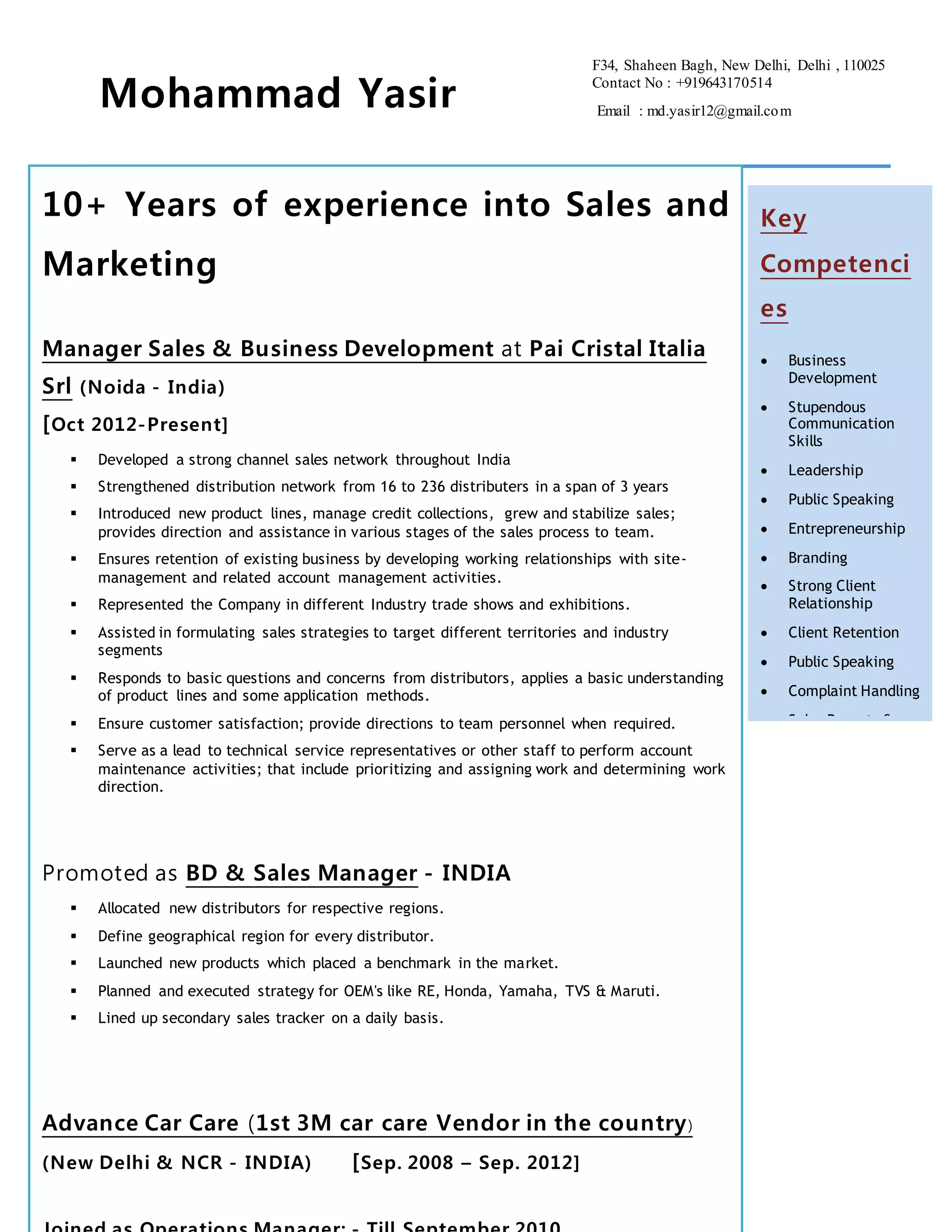 Mohammad Yasir-Linkedin | PDF