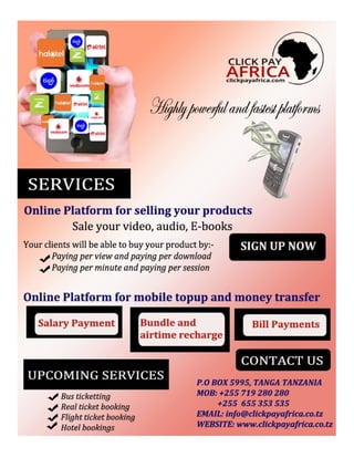 ClickPay flyer | PDF