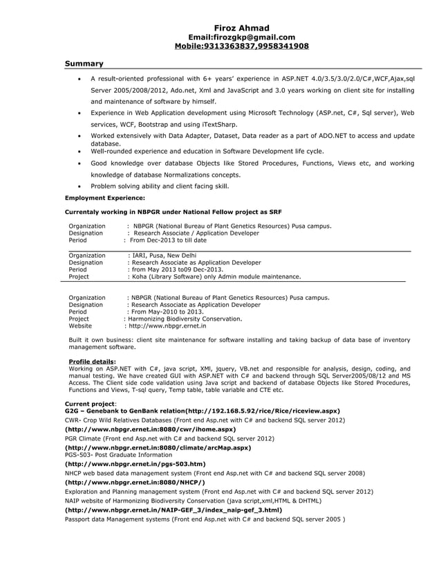 Resume Ahmad 18 - Copy1 | PDF