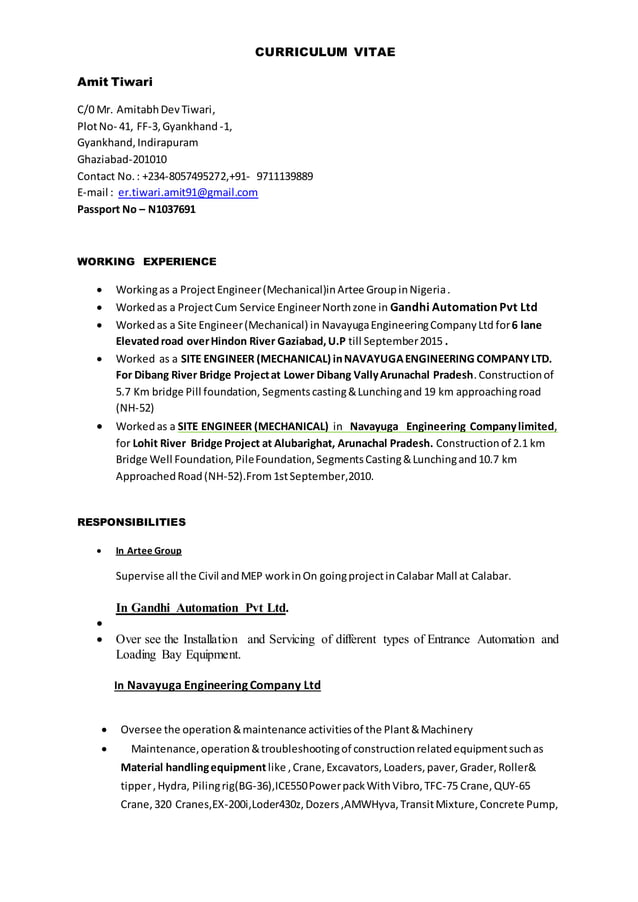 amit cv | PDF