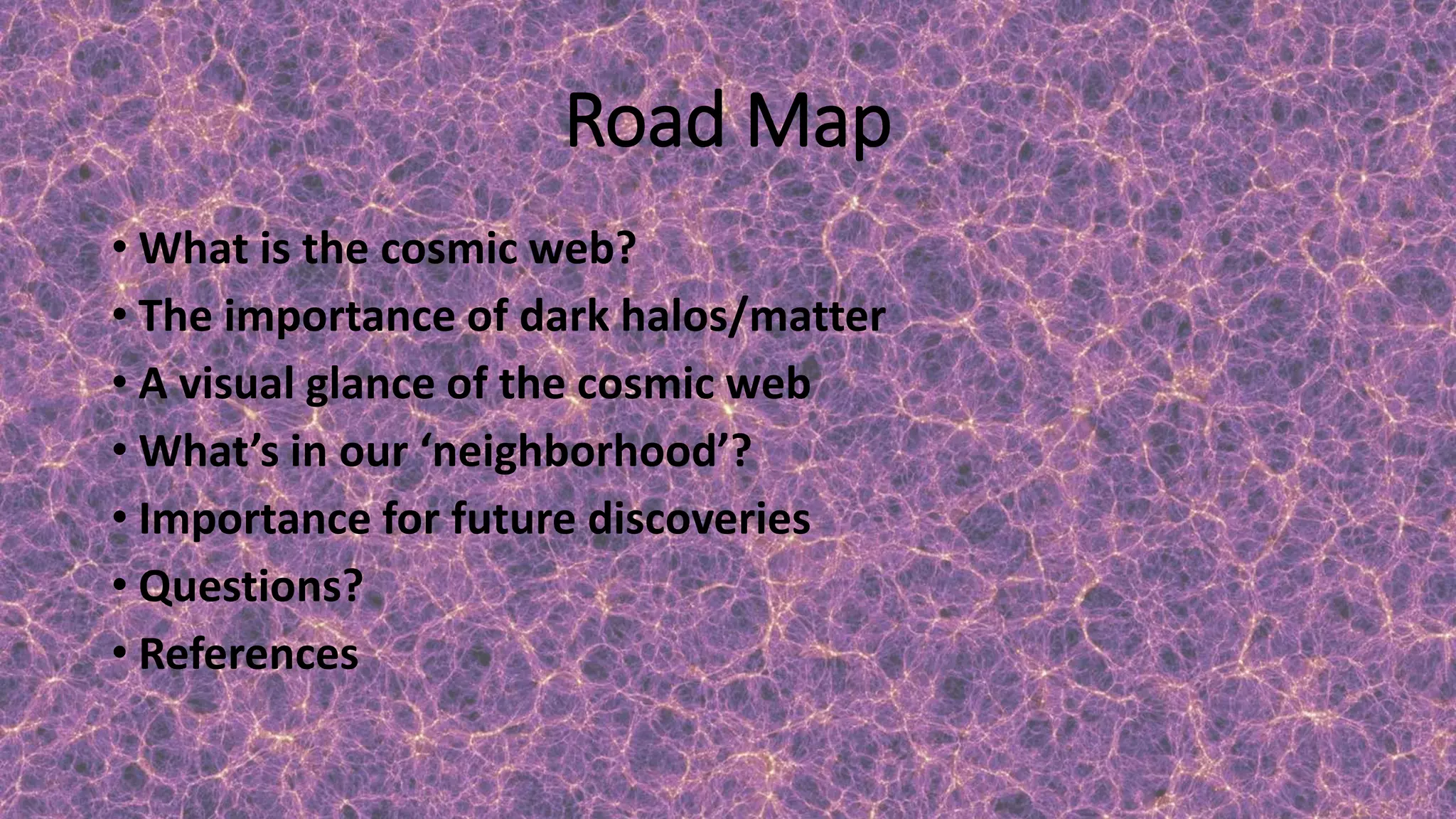 The Cosmic Web | PPT