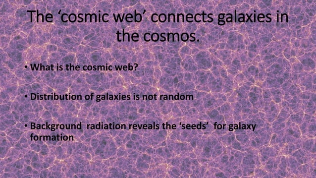 The Cosmic Web | PPT