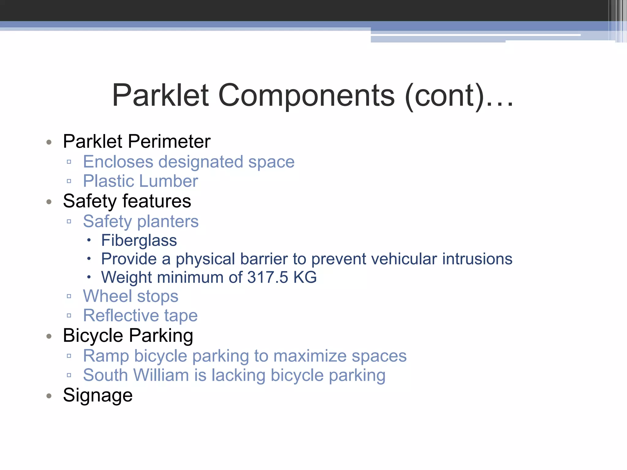 Parklet Presentation | PPTX