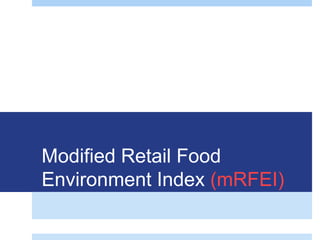 Body Weight, Diabetes, and Access to Nutritious Food | PPT