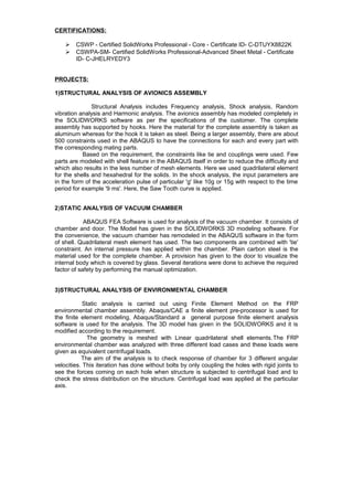 Manoj Profile | DOC | Civil Engineering Industry | Industries