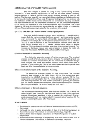 Manoj Profile | DOC | Civil Engineering Industry | Industries