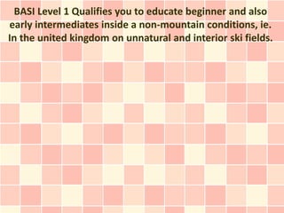 Process Involved In BASI Level 1 And 2 Qualification | PPT