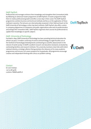 Master in Customs & Supply Chain Compliance brochure | PDF