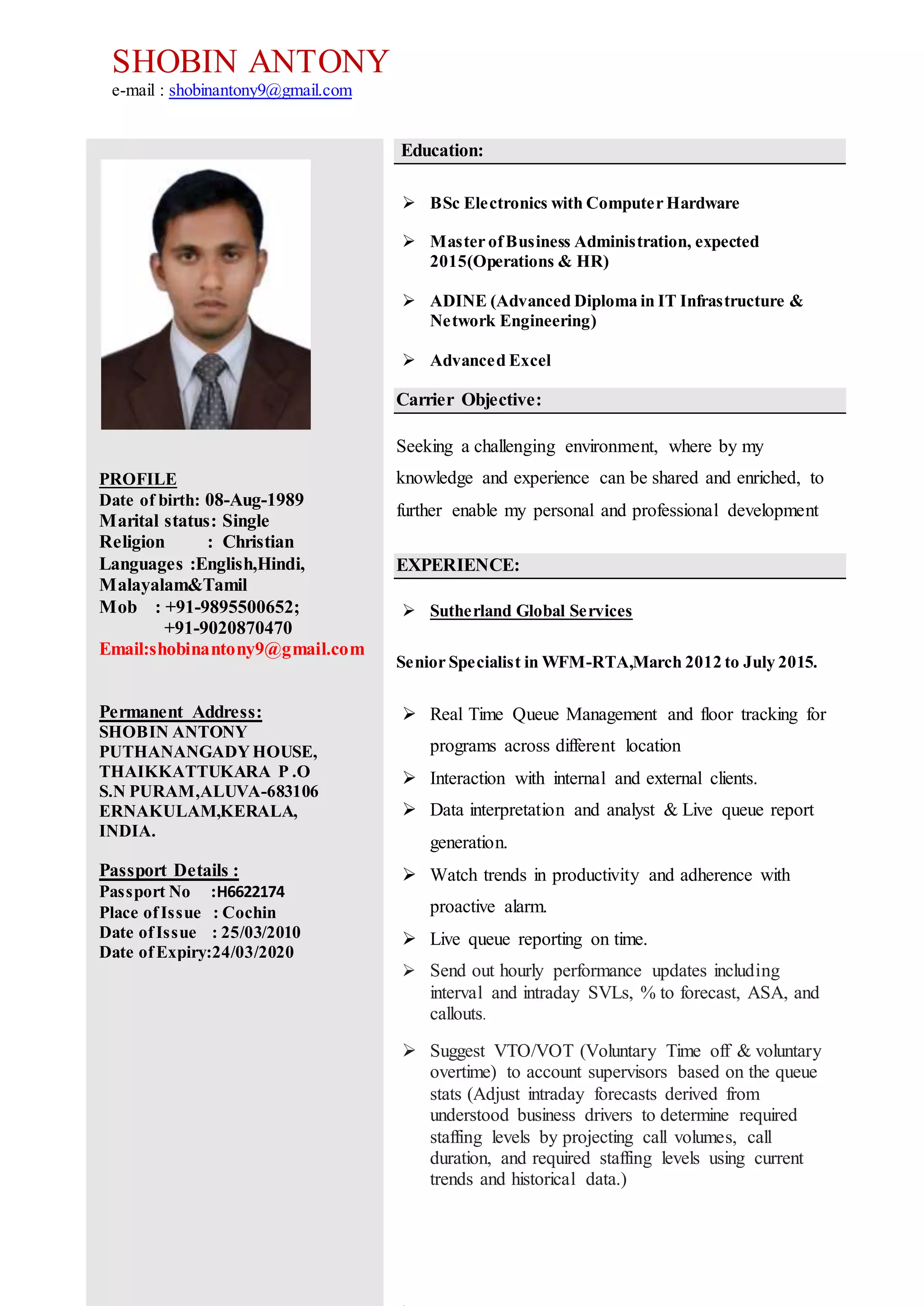 Shobin Antony | DOCX