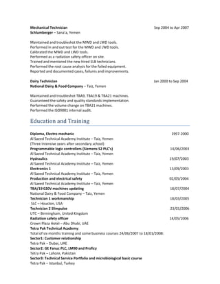 My CV May 2016 | PDF