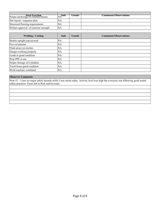 West Podium EORM Safety Inspection 4-14-15 | DOC