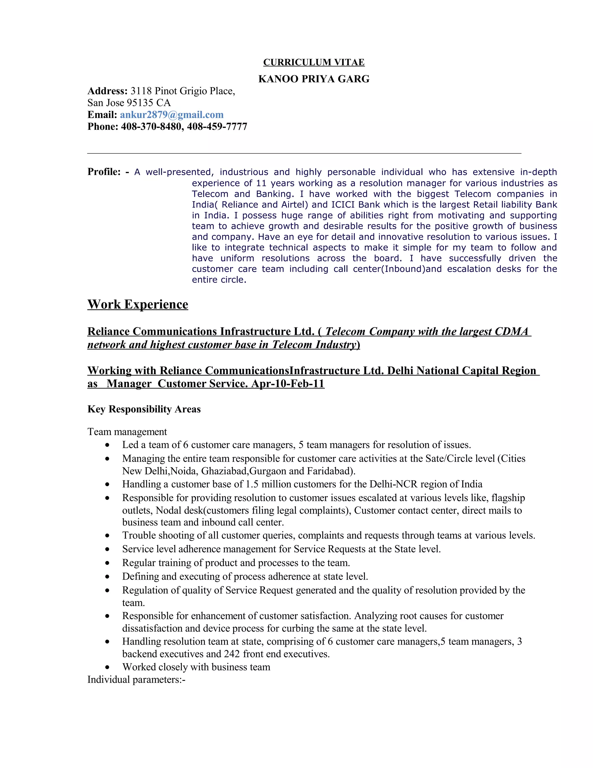 KanuPriya_Resume_ (1) | PDF