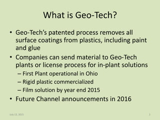 Geo-Tech Introduction | PDF