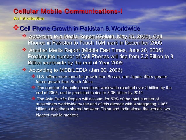 -introduction-to-cellular-mobile-communications | PPT | Internet | Computing