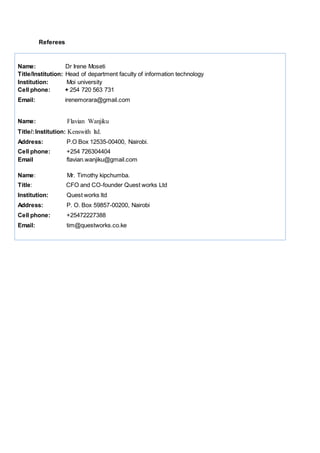 dennis cv | DOCX | Professional School | Postgraduate Education