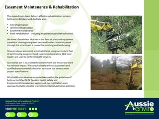 Easement Maintenance & Rehabilitation | PDF
