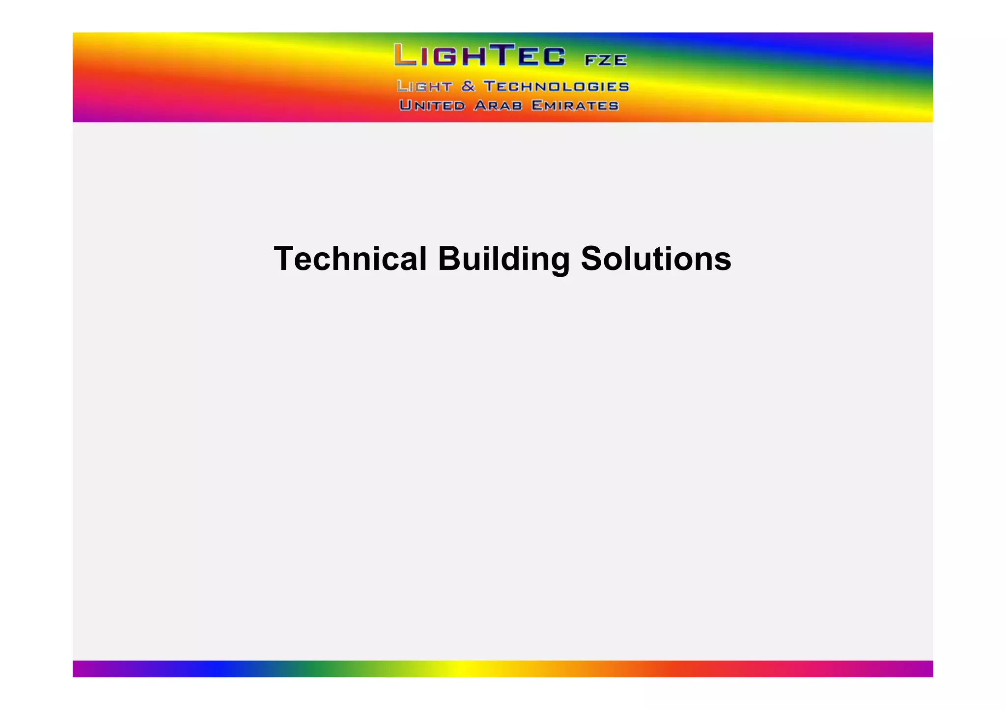 LighTec Technical Building Solutions | PDF