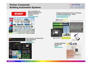 LighTec Technical Building Solutions | PDF | Home Appliances | Home & Garden