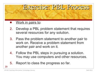 665 Session 12-PBL&Info Fluency-F11 | PPT
