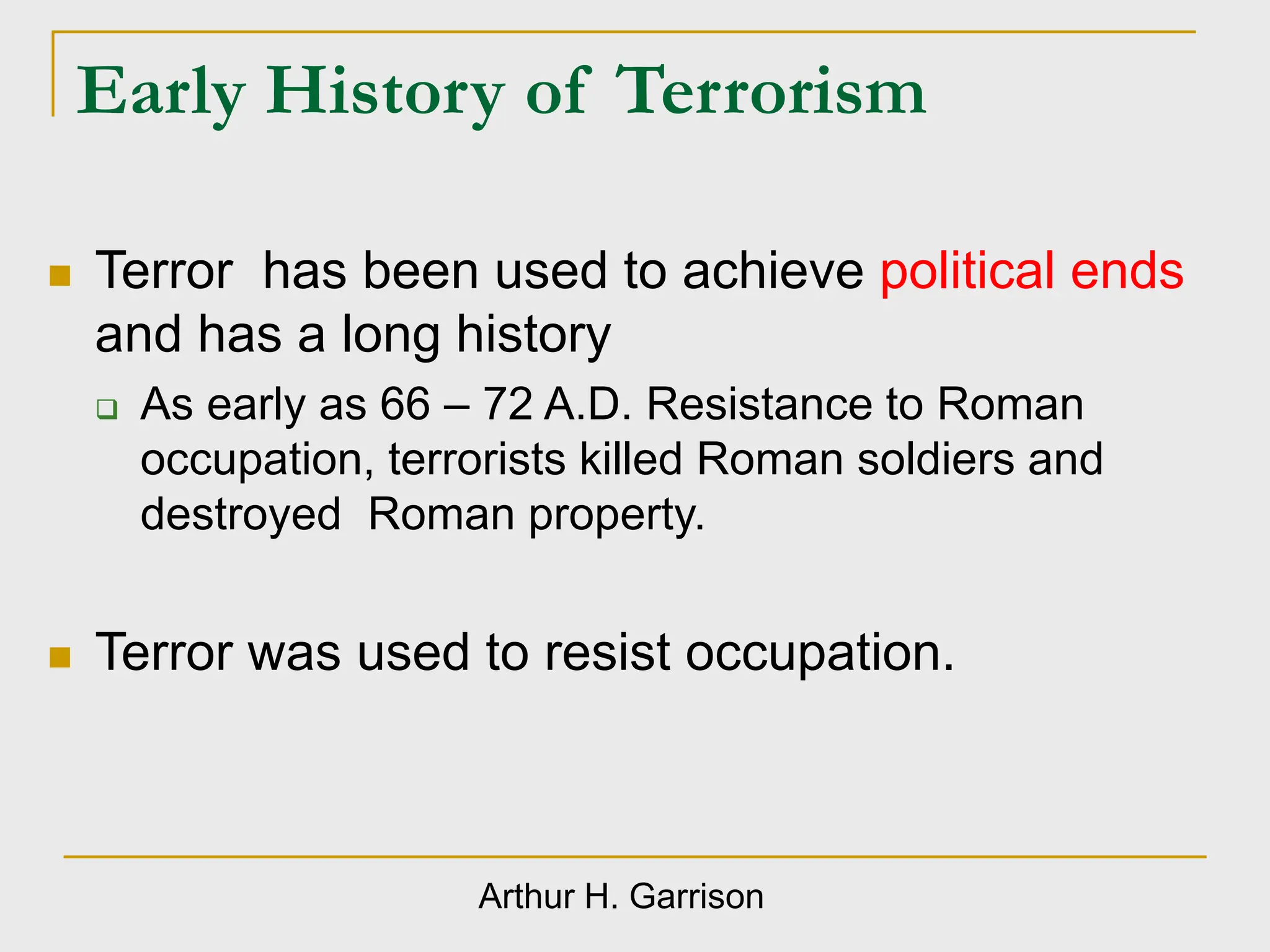 Global Terrorism and its types and prevention ppt. | PPT