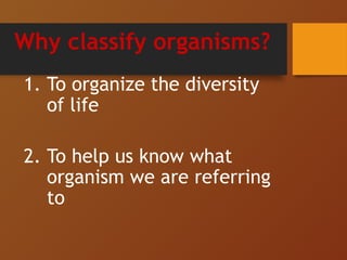 Taxonomy ppt class with introduction nd classification | PPTX