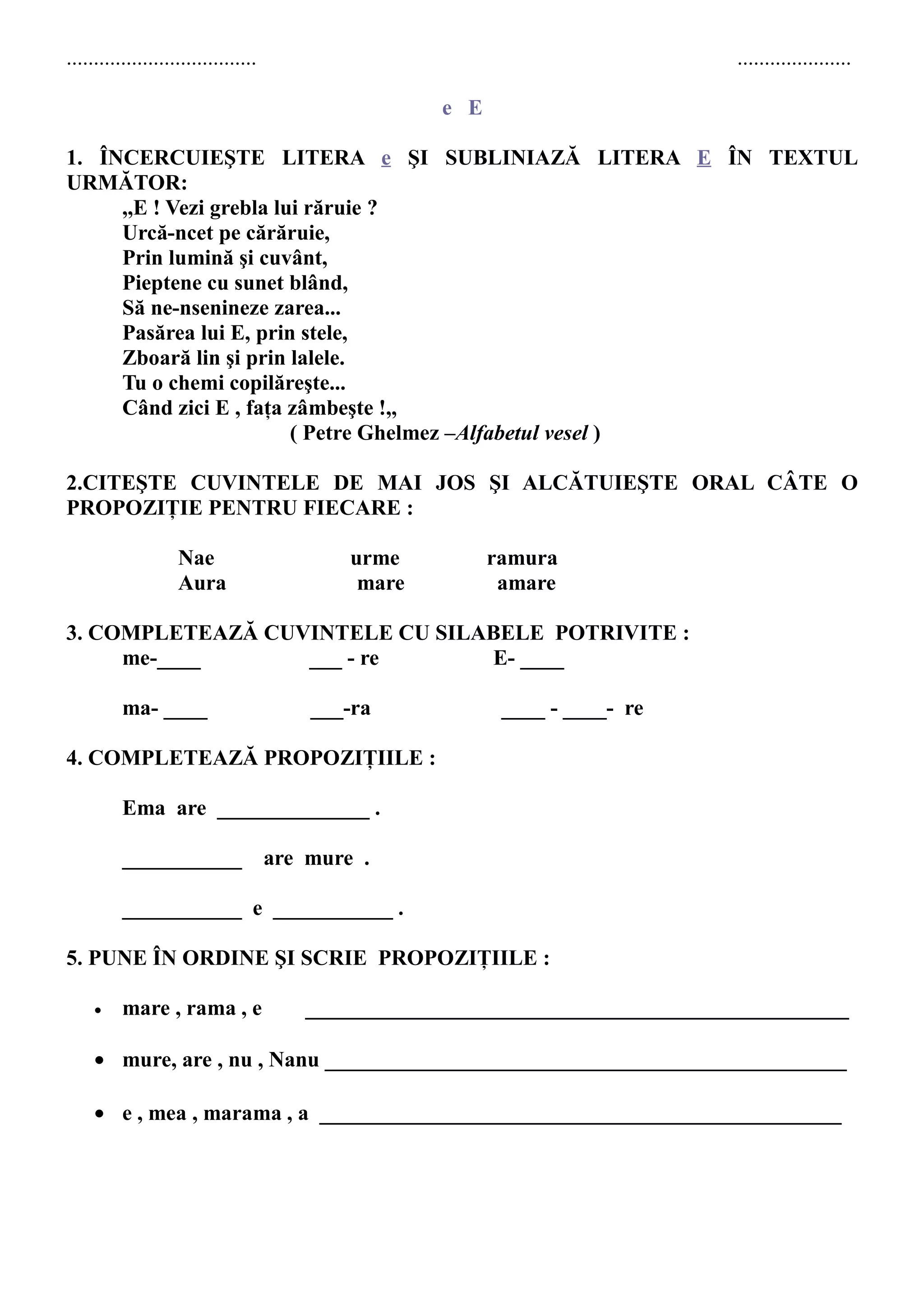 6654510 fise-limba-romana-clasa-i | PDF