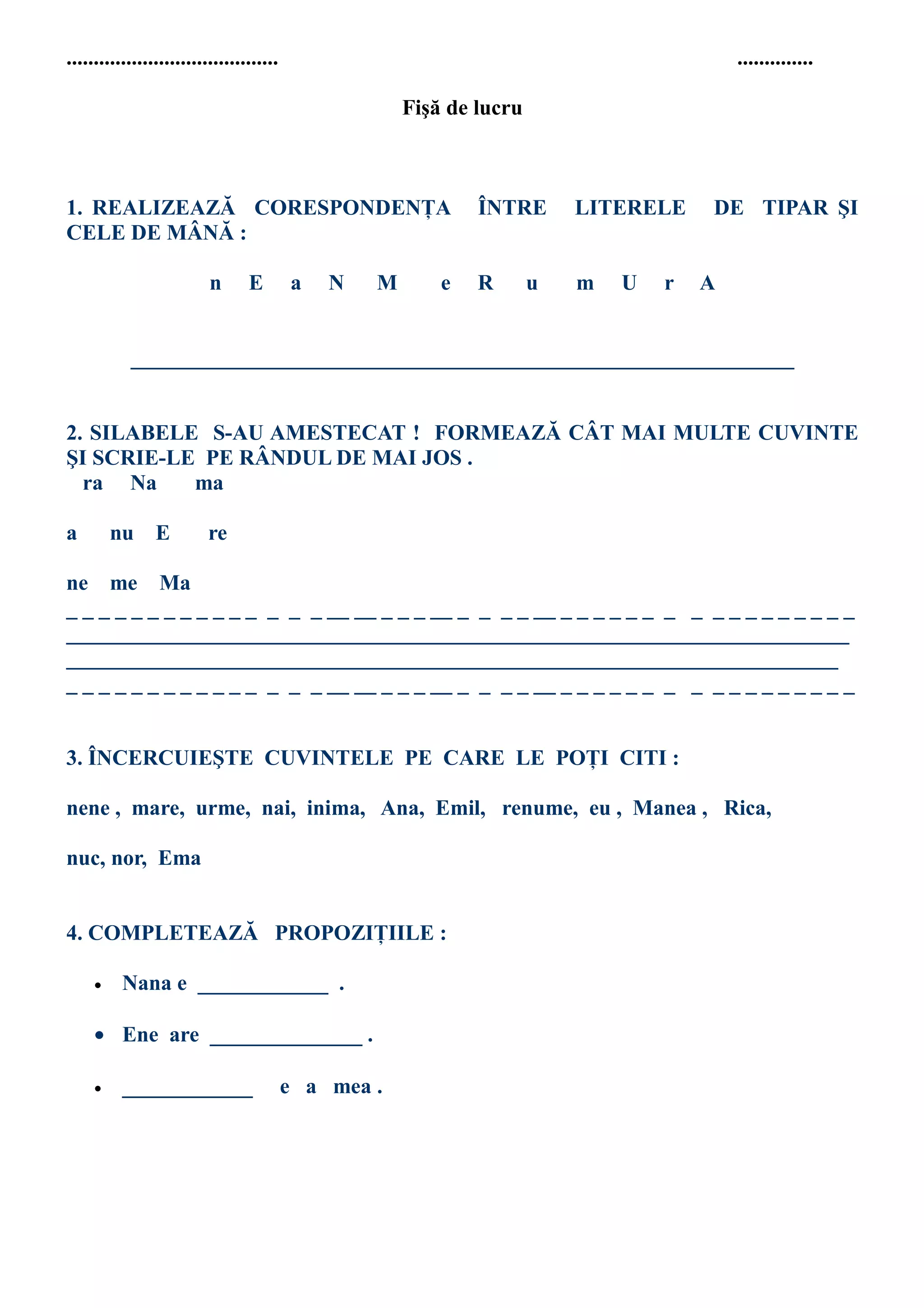 6654510 fise-limba-romana-clasa-i | PDF