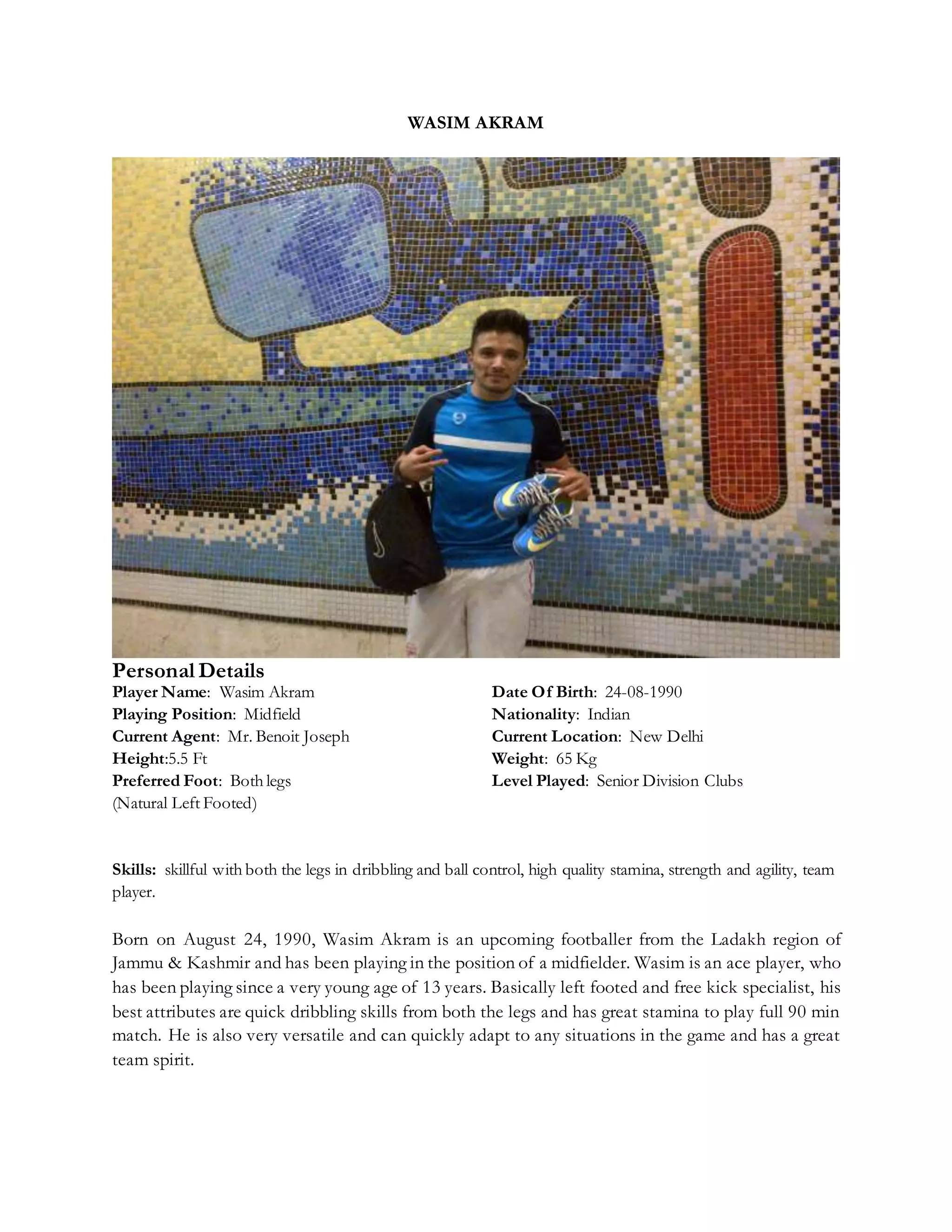 WASIM AKRAM !! CV | PDF