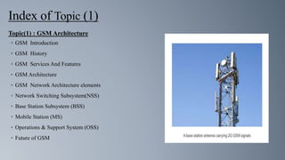 presentation on gsm architecture and fixed assignment | PPT