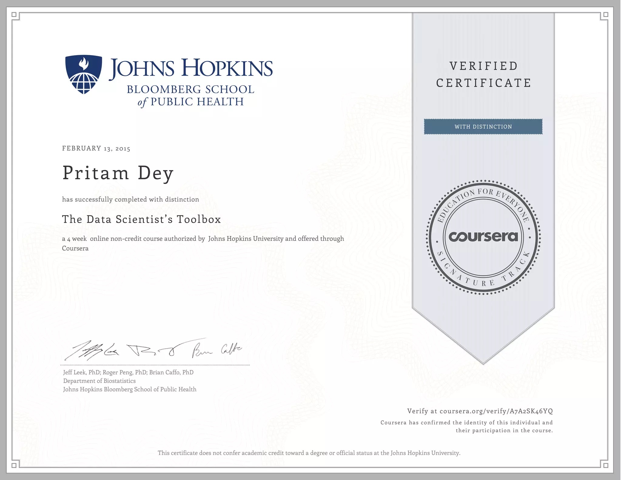 1. Coursera datascitoolbox 2015 | PPT